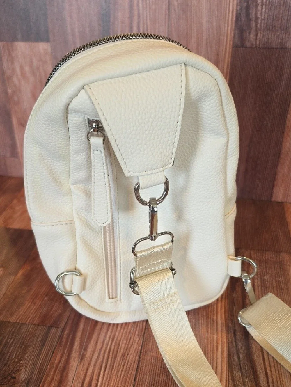 Judith Buxtin | Bags | Off White Judith Buxtin Mini Backpack Bag With 2 ...